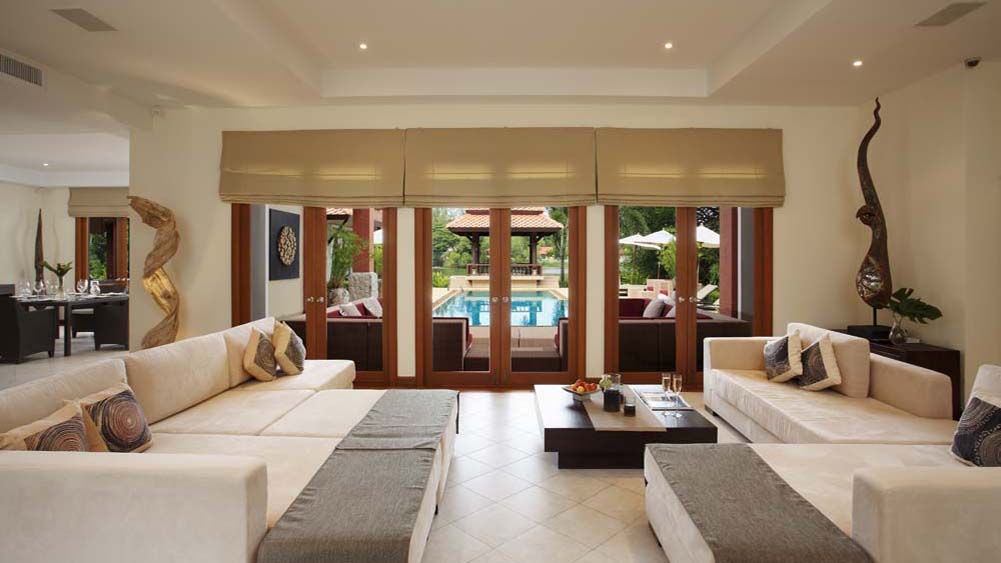 Laguna Waters - Living room layout, Bang Tao Villa Images - Elite Havens