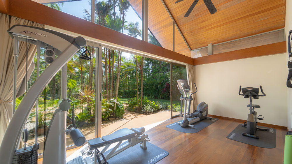 Baan Taley Rom - Fully equipped gym, Natai Beach Villa Images - Elite ...